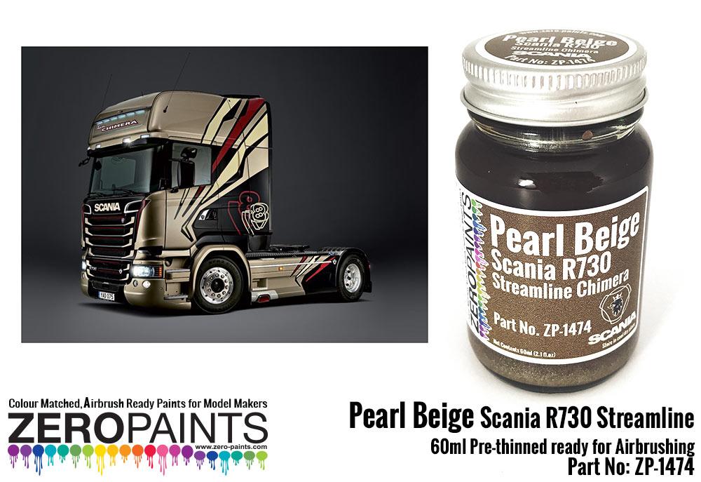 Pearl Beige (Scania R730 Streamline Chimera) Paint 60ml | ZP-1474 ...