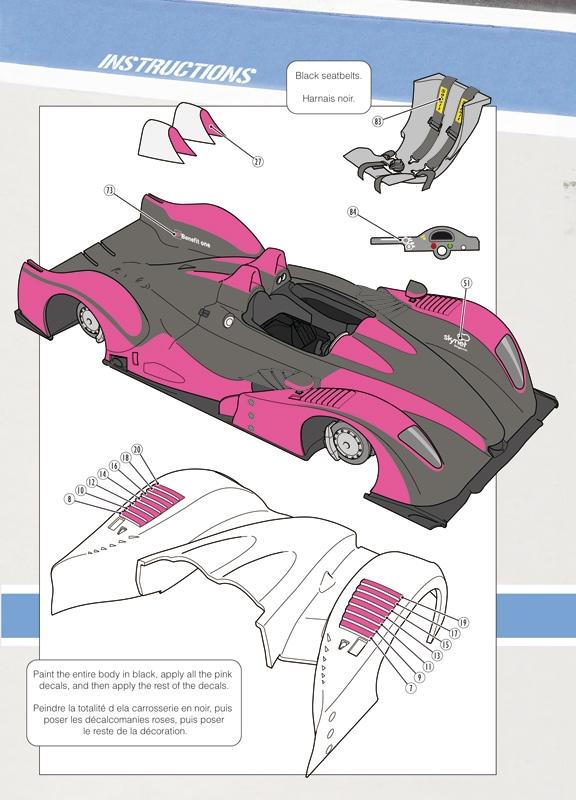 Oak Pescarolo LMP2 2011 Decals - For Simil'r Kit 151105 | PW-24D-007 ...
