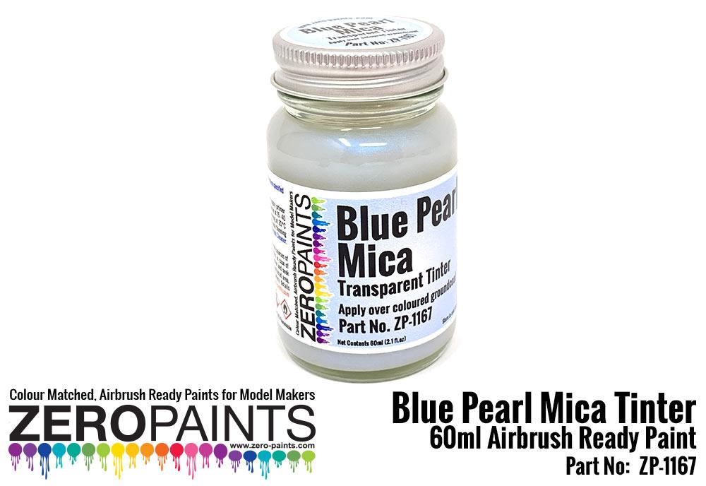 Pearl Blue Mica Transparent Tinter Paint 60ml | ZP-1167 | Zero Paints
