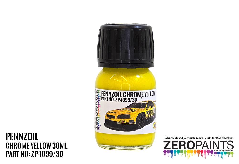 Pennzoil Chrome Yellow Paint - 30ml | ZP-1099/30 | Zero Paints
