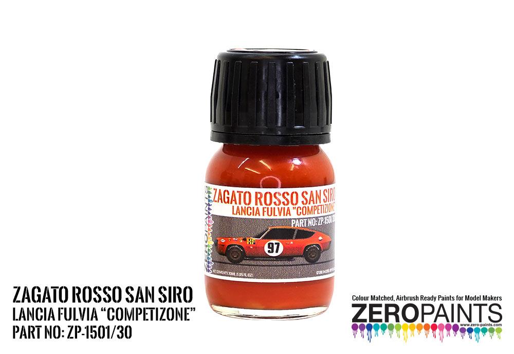 Zagato Rosso San Siro Lancia Fulvia “Competizone” Paint - 30ml | ZP ...