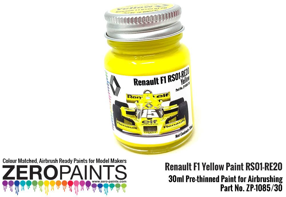 Renault F1 Yellow Paint RS01-RE20 30ml | ZP-1085/30 | Zero Paints