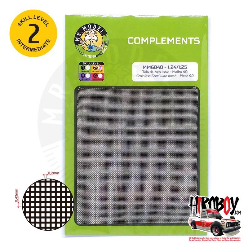 Stainless Steel Wire Mesh Sheet - 40 | MM6040 | Mr Model