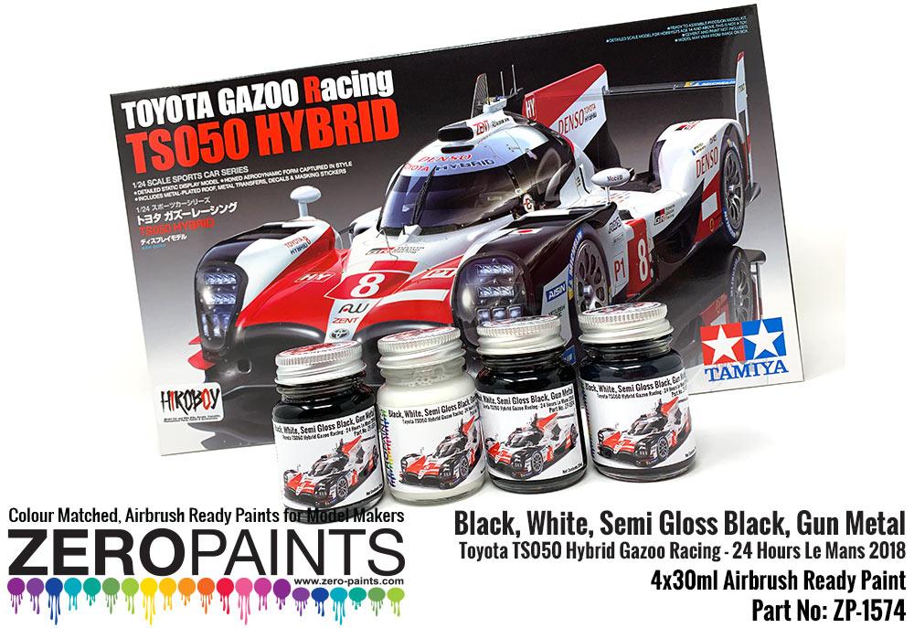 Toyota TS050 Hybrid Gazoo Racing Paint Set 4x30ml | ZP-1574 | Zero Paints