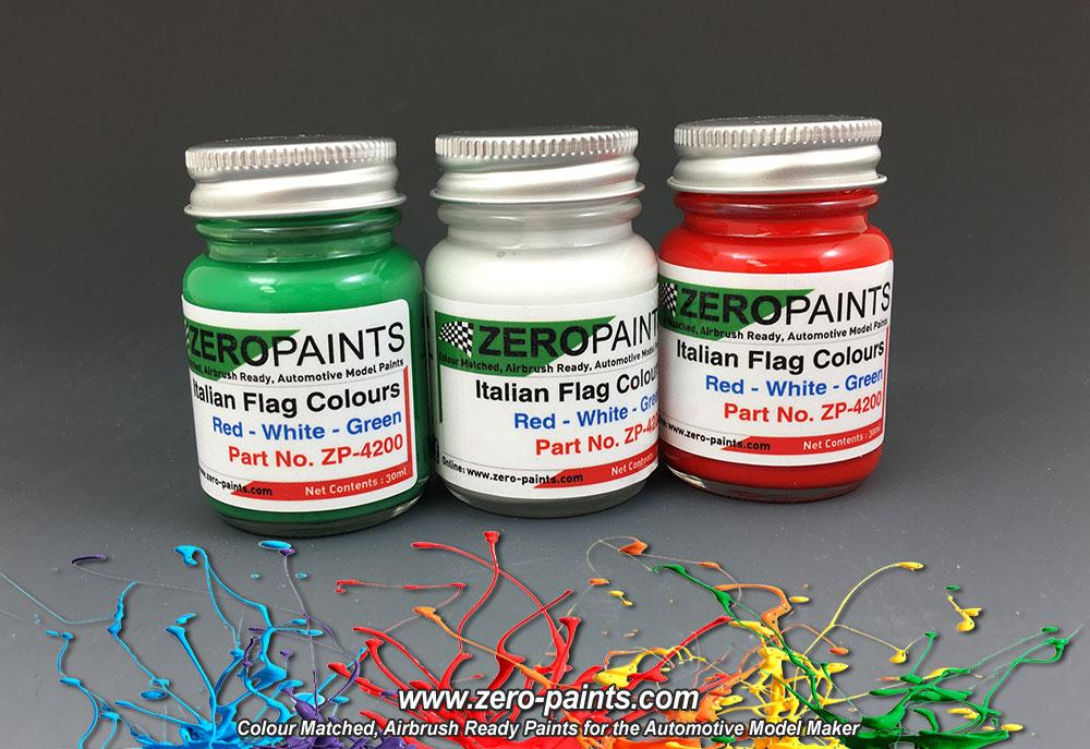 Tricolore Italian Flag Paint Set 3x30ml | ZP-4200 | Zero Paints