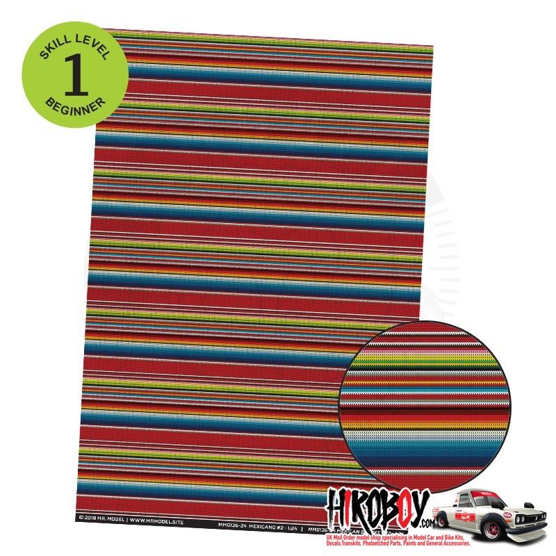 Upholstery Pattern Decals - Mexican Blanket Pattern 2 | MM0136 | Mr Model
