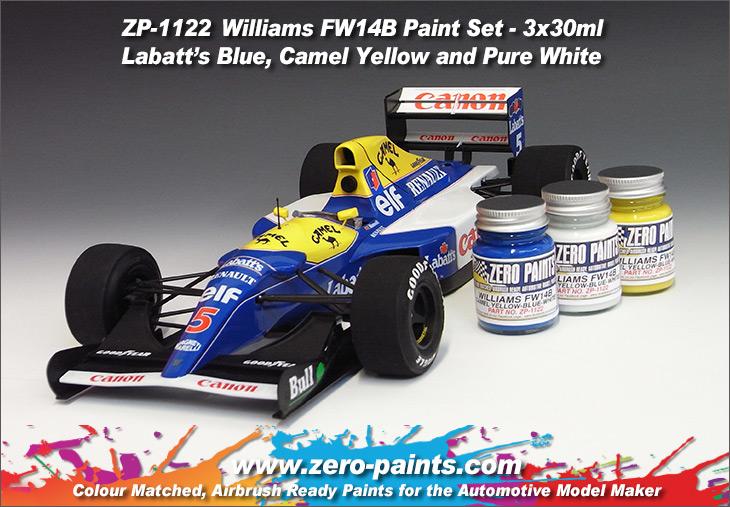 Williams FW14B Paint Set 3x30ml | ZP-1122 | Zero Paints