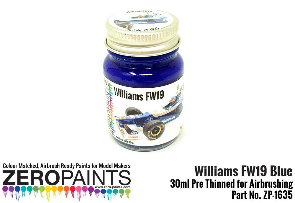 Williams FW19 Blue Paint 30ml | ZP-1635 | Zero Paints