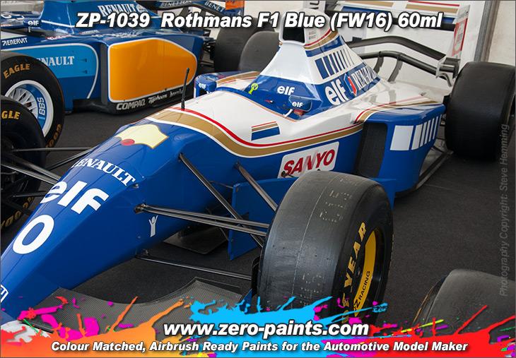 Williams FW16 Rothmans Blue Paint 60ml | ZP-1039 | Zero Paints