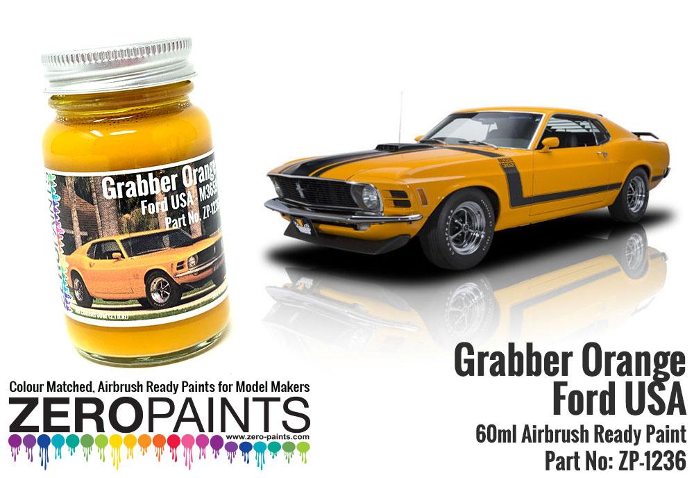 Ford Grabber Orange Paint 60ml | ZP-1236 | Zero Paints