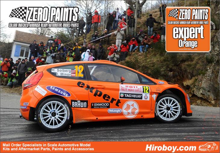 Orange Paint for "Expert" Sponsored Rally Cars 60ml | ZP-1232 | Zero Paints