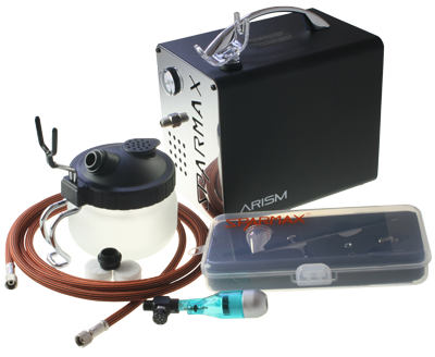 Sparmax ARISM Compressor/Airbrush Starter Kit | C-AR-ARISM-KIT | Sparmax