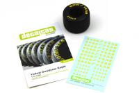 1:12 Yellow Goodyear Eagle Tyre Decals | DCL-LOG006 | Decalcas