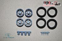 1:24 18" Wheels HRE 446r with Tyres | DP-W24027 | Diolex Production