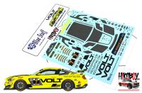 1:24 Ford Mustang GT4 VOLT Racing 2018 Decals | BS-24017 | Blue Stuff