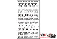 1:24 Nissan Logo Metal Decals | ZD015 | ZoomOn