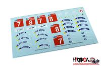 1:24 Supplement Decal For Toyota TS050 Hybrid Gazoo Racing 24349 | HD04 ...