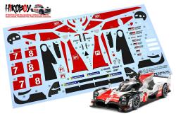 Spare Tamiya Decal Sheet B 1:24 Toyota TS050 Hybrid Gazoo Racing 24349 ...