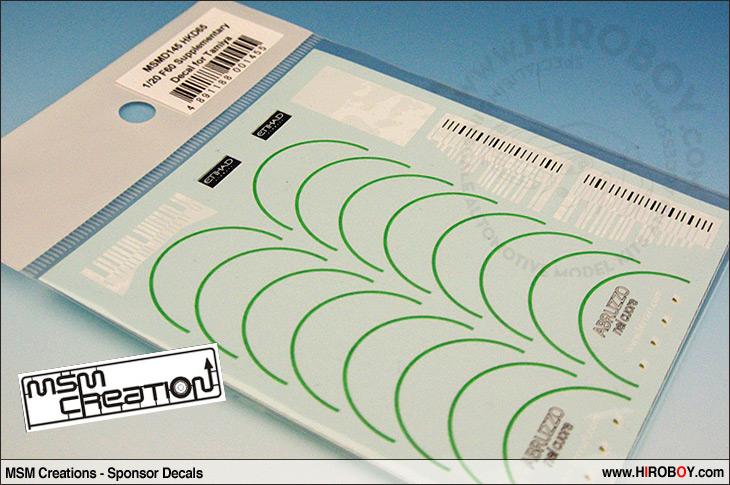 1:20 Ferrari F60 Barcode and Tyre Decals | MSMD145 | MSM Creation