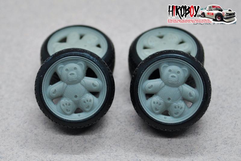 1:24 14" Wheels Ronal Teddy Bears w Stance Tyres | DP-W24115 | Diolex ...