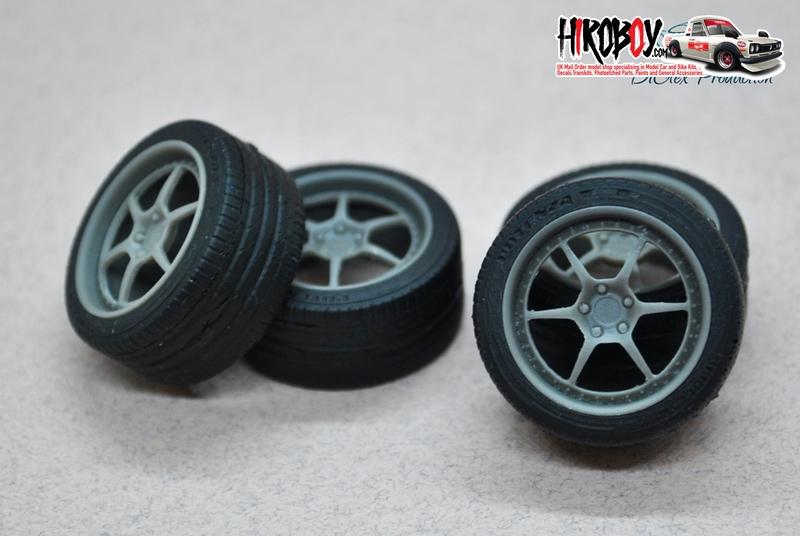 1:24 18" Wheels HRE 446r with Tyres | DP-W24027 | Diolex Production