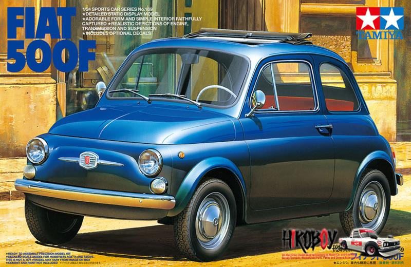 1:24 FIAT 500F 24169 | TAM24169 | Tamiya