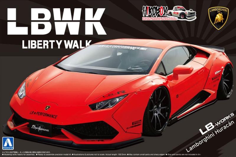 1:24 Liberty Walk Lamborghini Huracån LBWK | AOS-059883 | Aoshima
