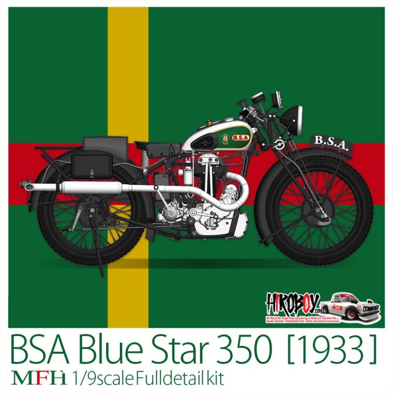 1:9 BSA Blue Star 350 [1933] Full Detail Multi Media Kit | MFH K814 | Model Factory Hiro