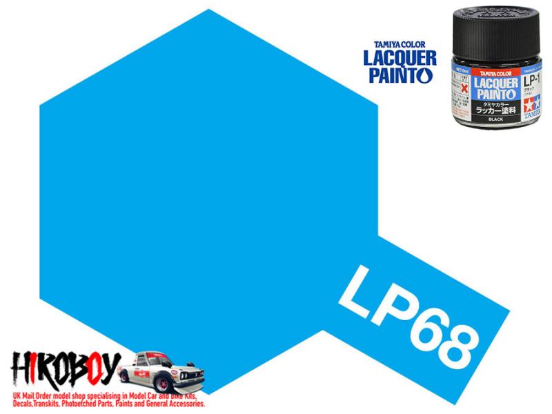 LP-68 Clear Blue Tamiya Lacquer Paint | TAM82168 | Tamiya
