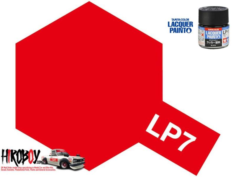 LP-7 Pure Red Tamiya Lacquer Paint | TAM82107 | Tamiya