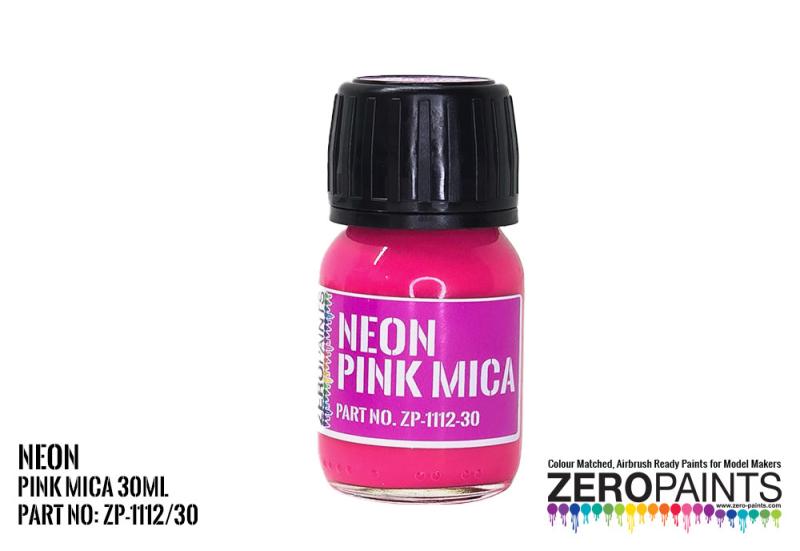 Neon Pink Paint - Mica Pearl - 30ml | ZP-1112/30 | Zero Paints