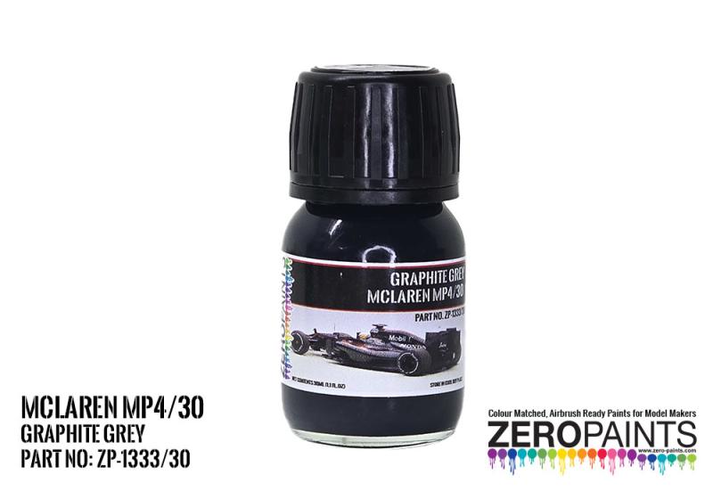 Mclaren MP4/30 Graphite Grey Mid Season Paint 30ml (Ebbro) | ZP-1333/30 ...