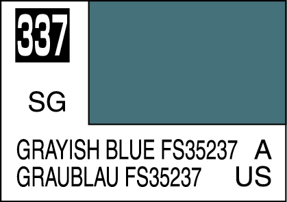 Mr Color Paint Grayish Blue FS35237 10ml # C337 | GSi-C-337 | Gunze ...