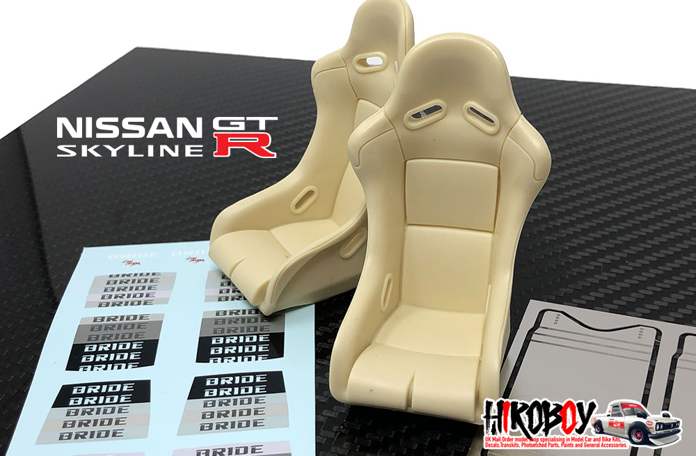 1:12 Bride Bucket Seats (Black) for Fujimi Nissan Skyline R32 GT-R | SR ...