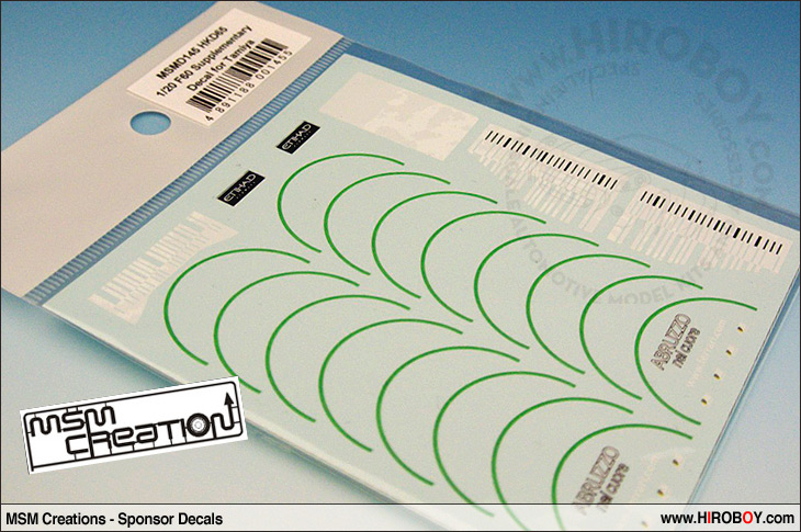 1:20 Ferrari F60 Barcode and Tyre Decals | MSMD145 | MSM Creation