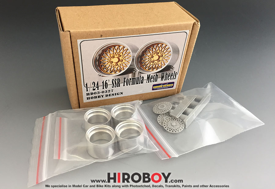 1:24 16" SSR Formula Mesh Wheels | HD03-0327 | Hobby Design