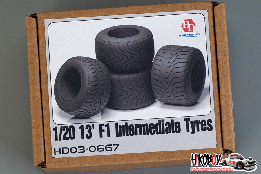 1:20 13" F1 Intermediate Tyres | HD03-0667 | Hobby Design