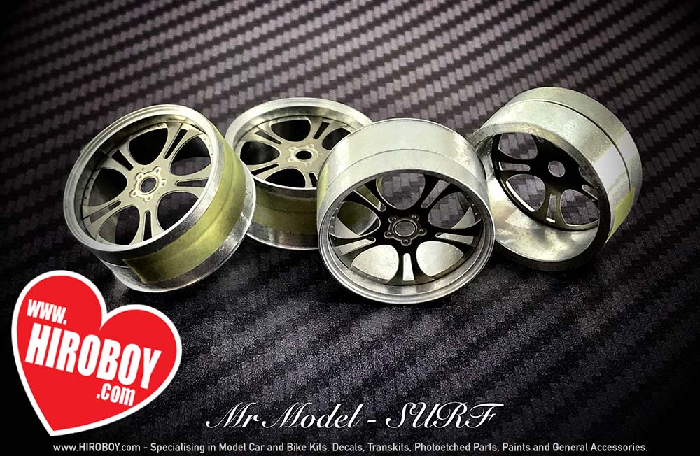 1:24 21" Surf Wheel and Tyres Set | MM4010 | Mr Model