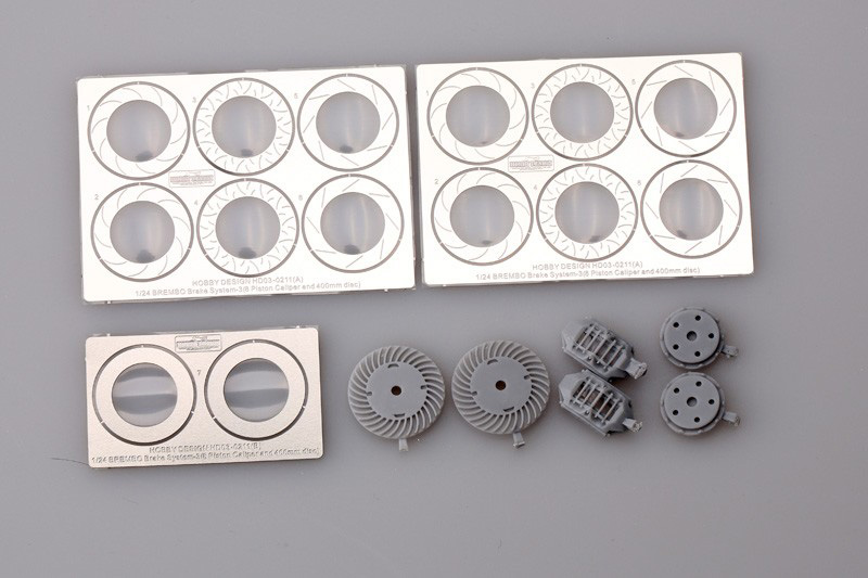 1:24 Brembo Brake System 3 (8 Piston Caliper And 400mm Disc) (Resin ...