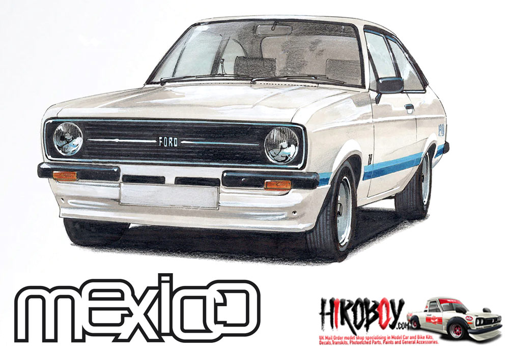 1:24 Escort MKII RS Mexico Conversion Transkit for Italleri Mk2 Ford ...