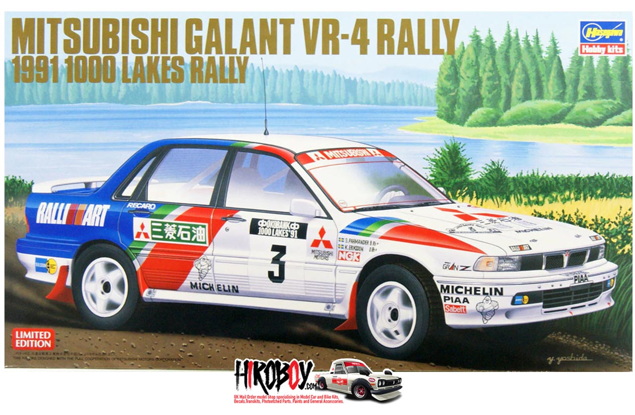 1:24 Mitsubishi Galant VR-4 - 1991 1000 Lakes Rally | HAS-20431 | Hasegawa