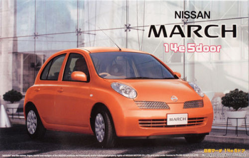1:24 Nissan March (Micra) 14e 5 Door | FUJ-03631 | Fujimi