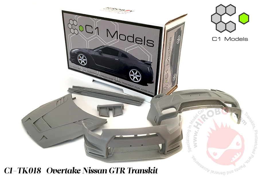1:24 Overtake Nissan GT-R (R35) Transkit | C1-TK018 | C1 Models