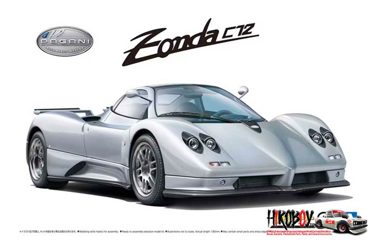 1:24 Pagani ZONDA C12S Model Kit | AOS-056028 | Aoshima