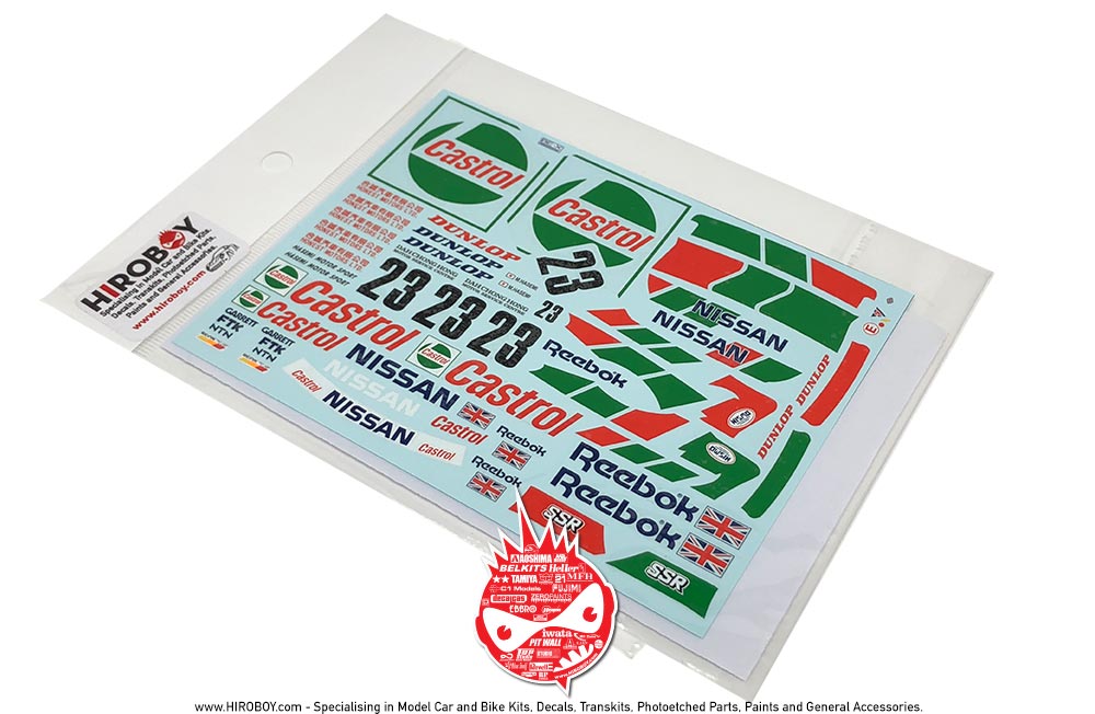 1:24 Skyline GT-R 1990 Decals (Macau Race Winner) | MSMD097 | MSM Creation