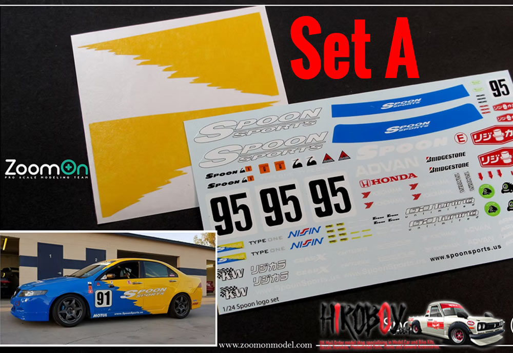 1:24 Spoon logo Set | ZD154 | ZoomOn