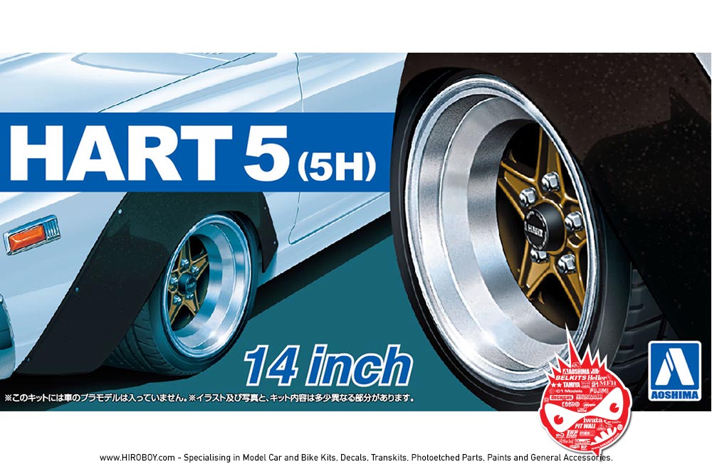 1:24 Takechi Project Racing Hart 5 FR 5H 14" Wheels and Tyres | AOS ...