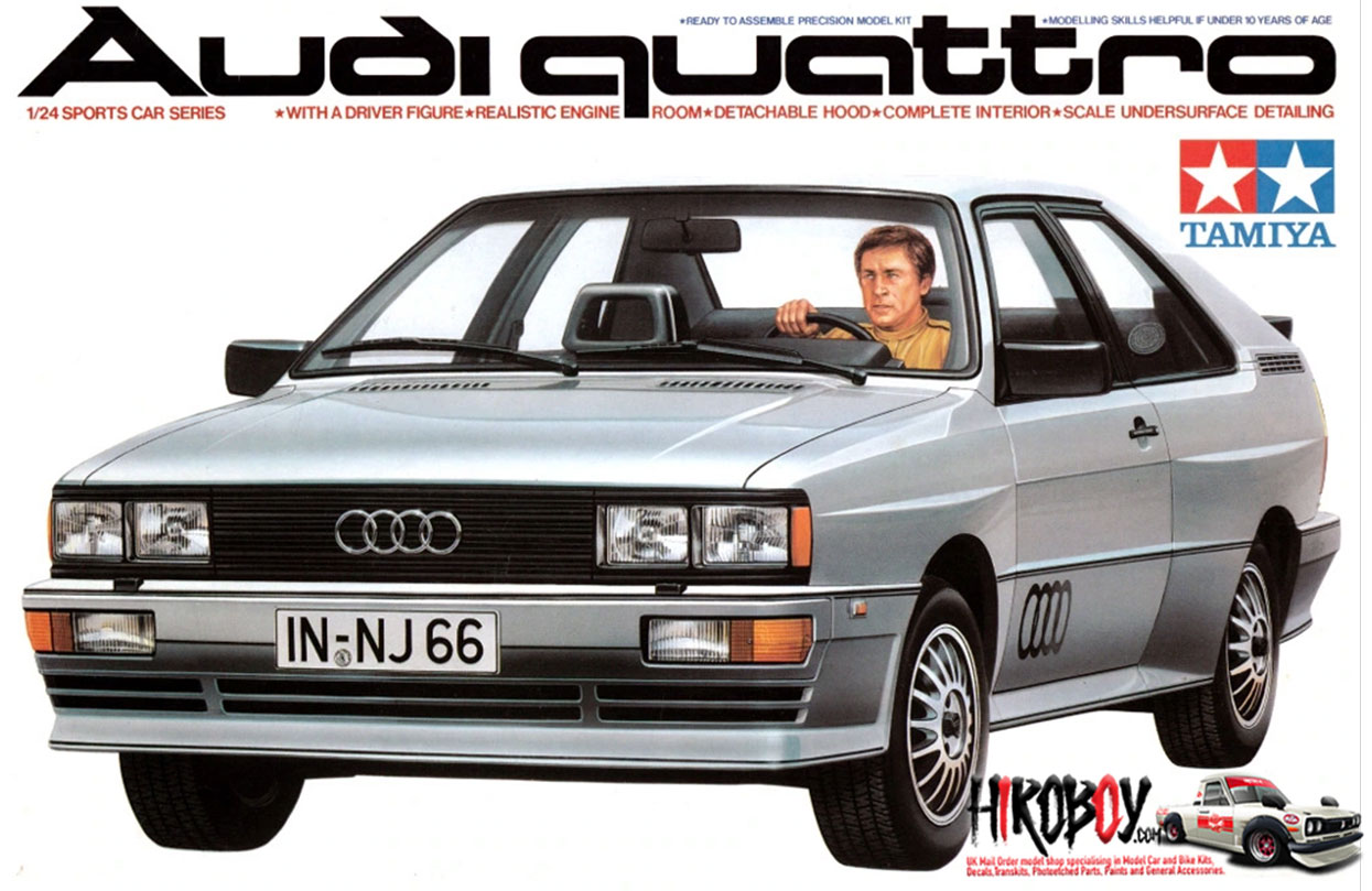 1:24 Audi Quattro - Model Kit (Tamiya 24031) | TAM24031 | Tamiya