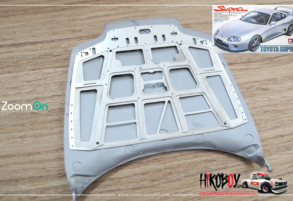 1:24 Toyota Supra(JZA80) Hood Structure TAM24123 | ZD080 | ZoomOn