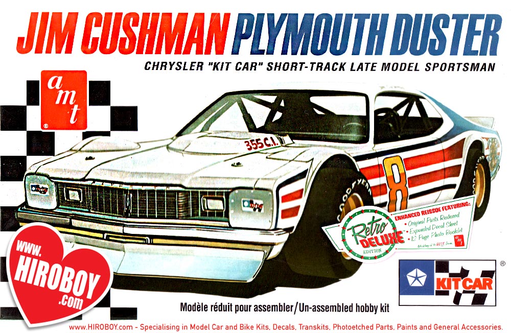 1:25 Jim Cushman's 1970'S Plymouth Duster - Short Track Car Model Kit ...